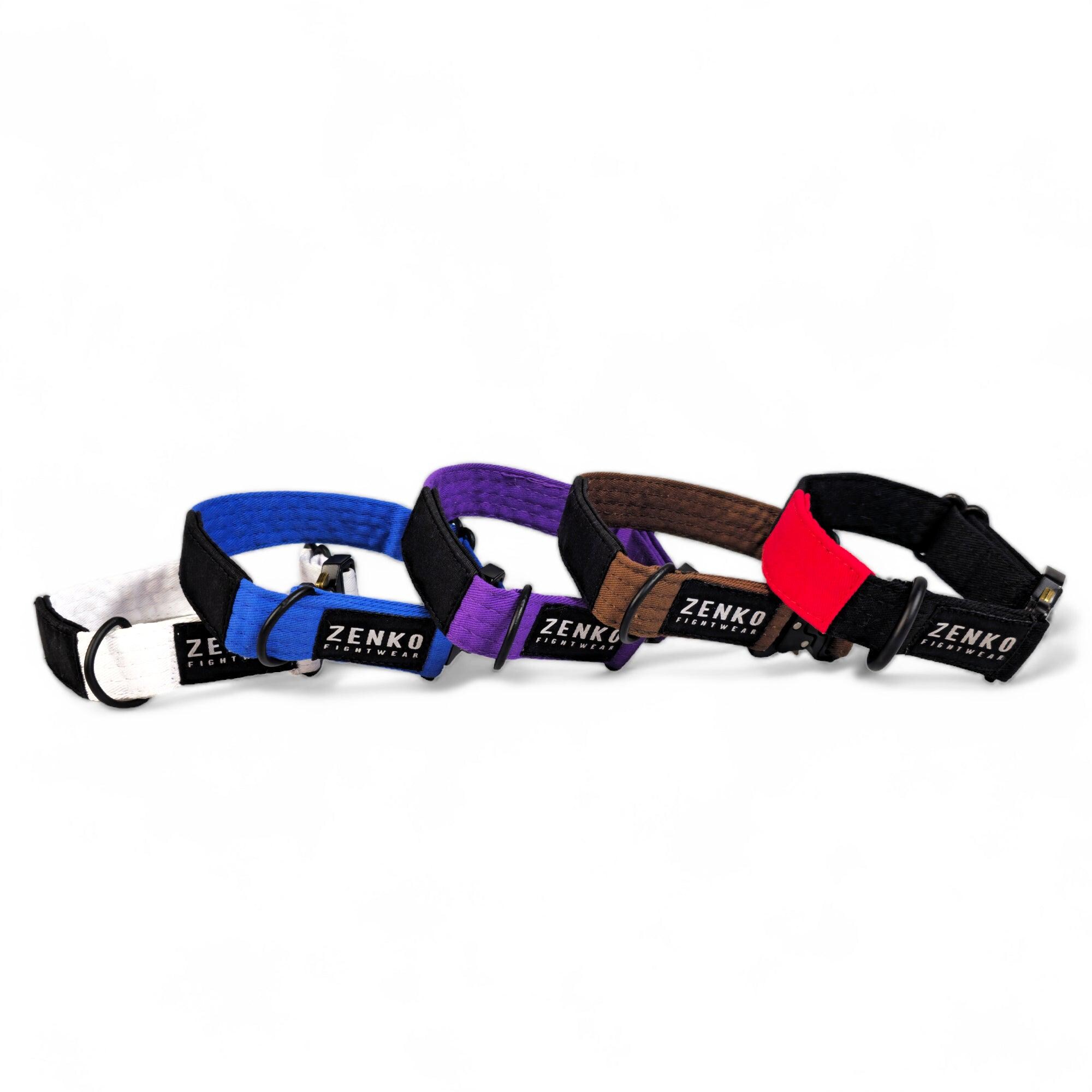 Zenko Jiu Jitsu Dog Collar - Ranked BJJ Jiu-jitsu Belt Pet Collars ...