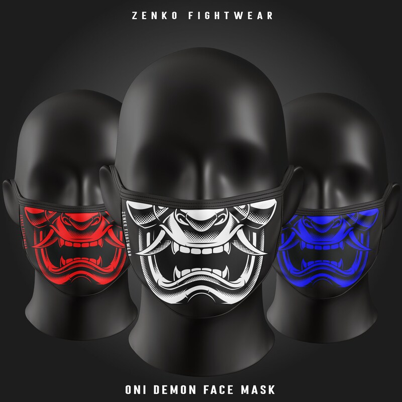 Oni Face Mask - Etsy