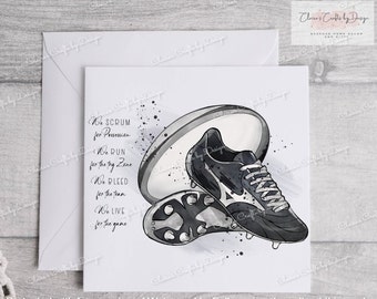 Rugby Thank You - Etsy