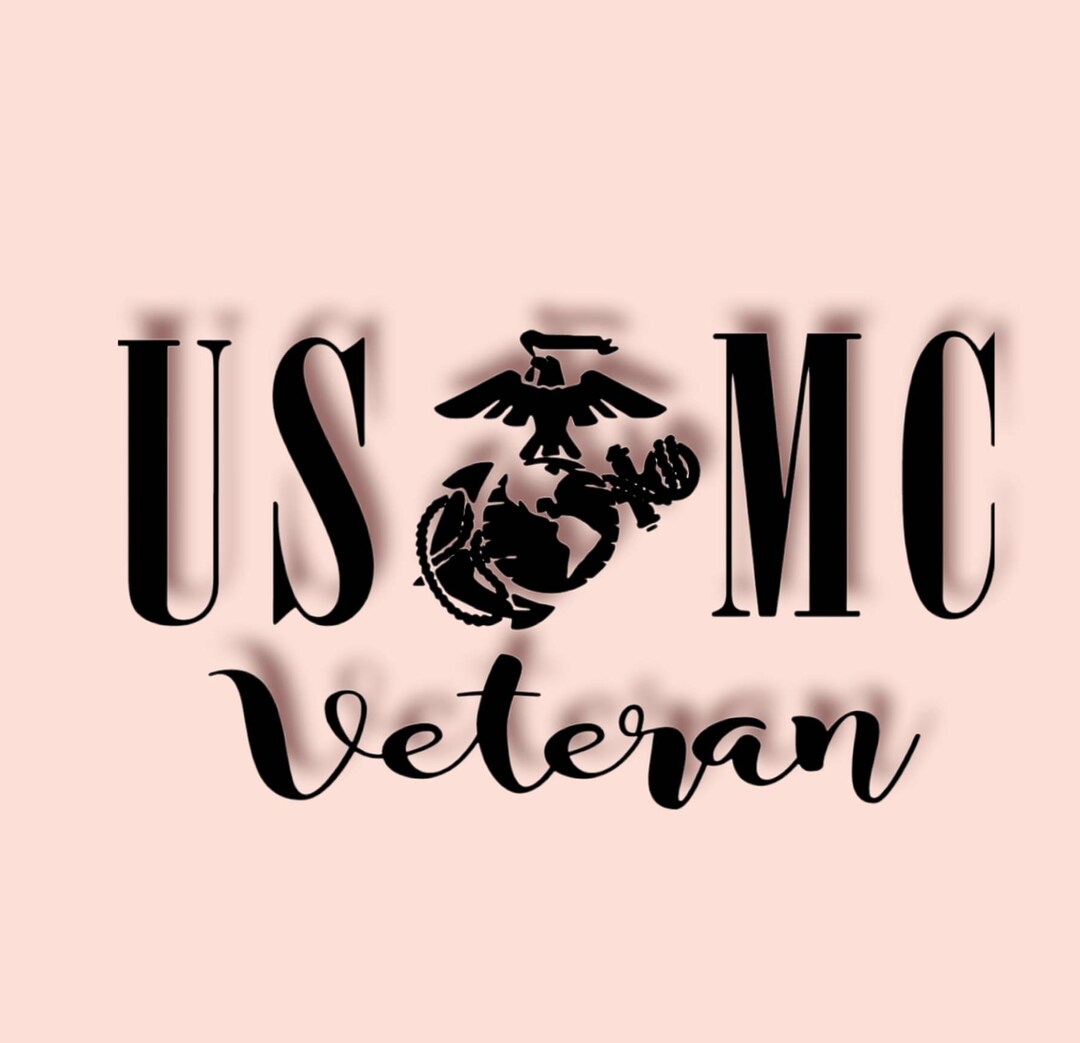 USMC Veteran Decal - Etsy
