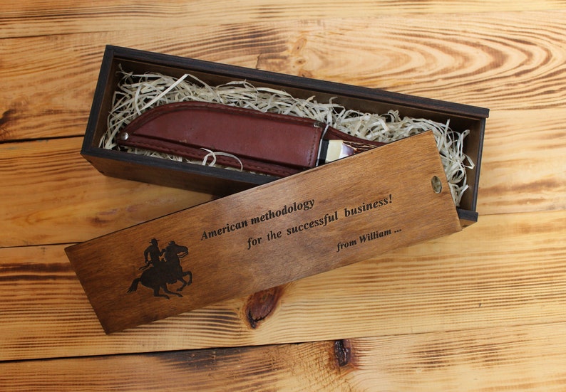 Knife Storage Box Personalized Wooden Gift Box | Etsy