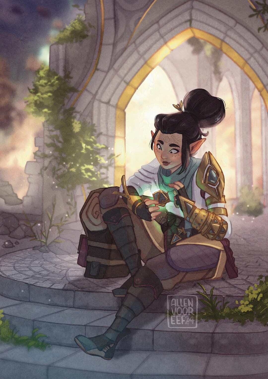 Bellara - Dragon Age Fan Art Print - Etsy