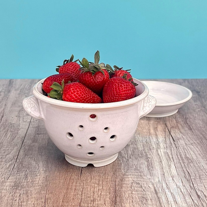 Cute Berry Bowl With Dish - Etsy