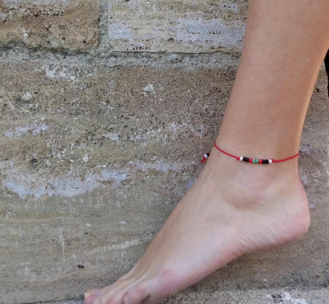 Waterproof Anklet Bracelet Beaded Anklet Surfer Jewelry Anklet Beach ...