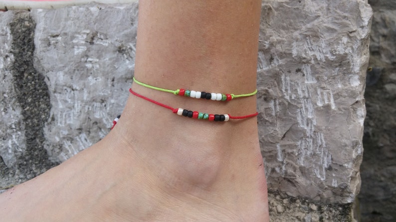 Waterproof Anklet Bracelet Beaded Anklet Surfer Jewelry Anklet Beach ...