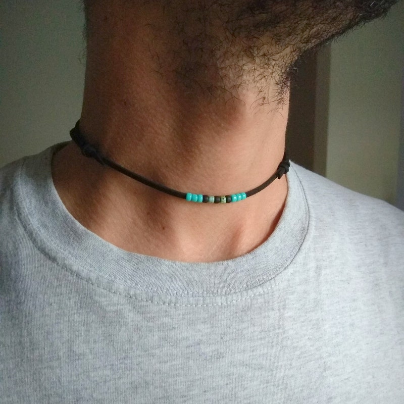 Mens Choker Necklace - Etsy