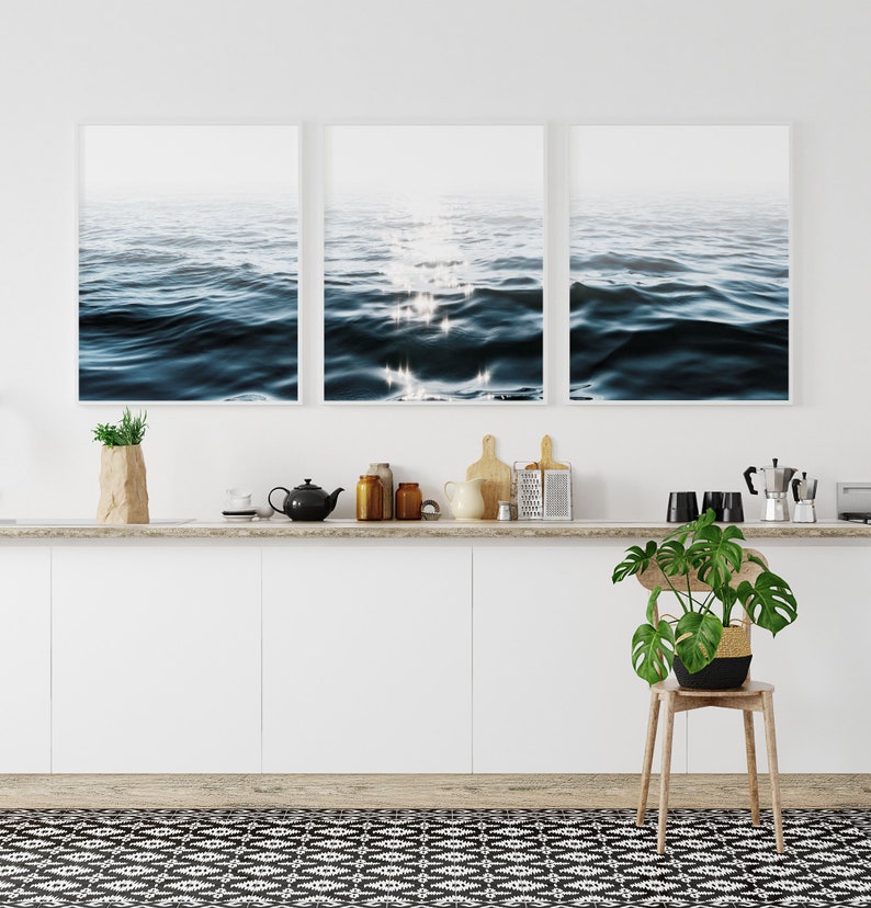 Ocean Prints Set of 3 Prints Digital Download Art Ocean | Etsy
