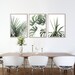 Tropical Leaves Prints, 3 Piece Wall Art, Digital Download, Prints Set ...