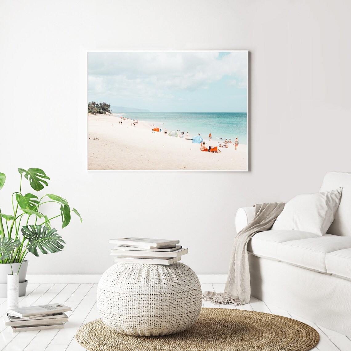 Beach Print Beach Ocean Print Printable Wall Art Beach Day | Etsy