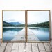 Lake Print, Print Set of 2, Photography Print, Modern Scandinavian ...