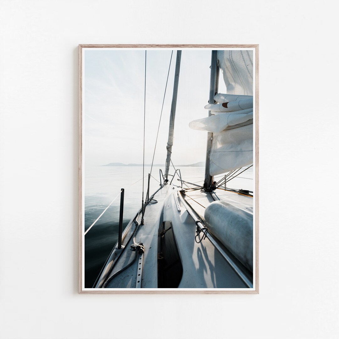 Sailboat Print, Sailing Poster, Sailboat Photography, Gift for Sailor ...