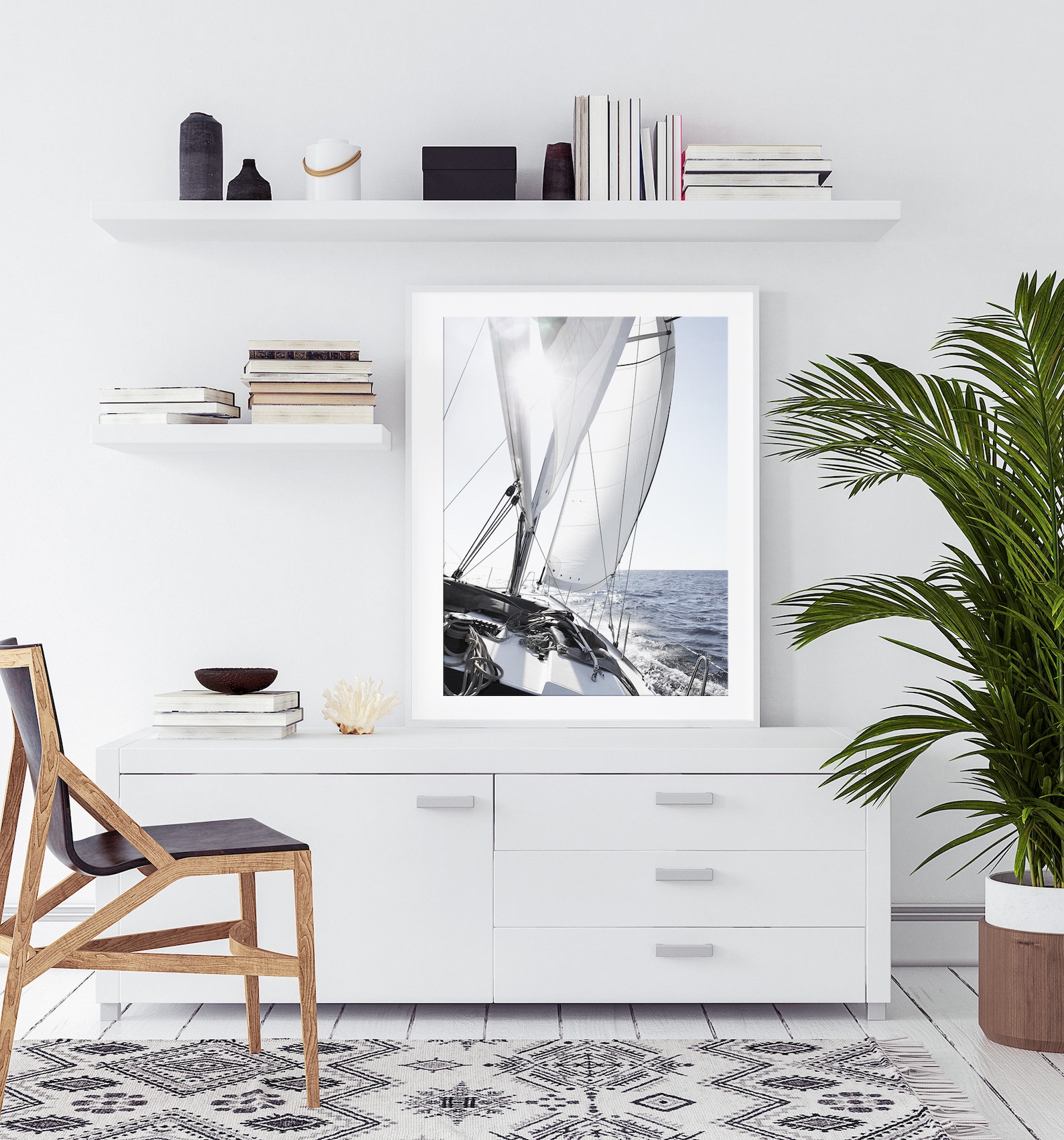 Sailboat Print Sailing Poster Sailboat Photography Gift for - Etsy