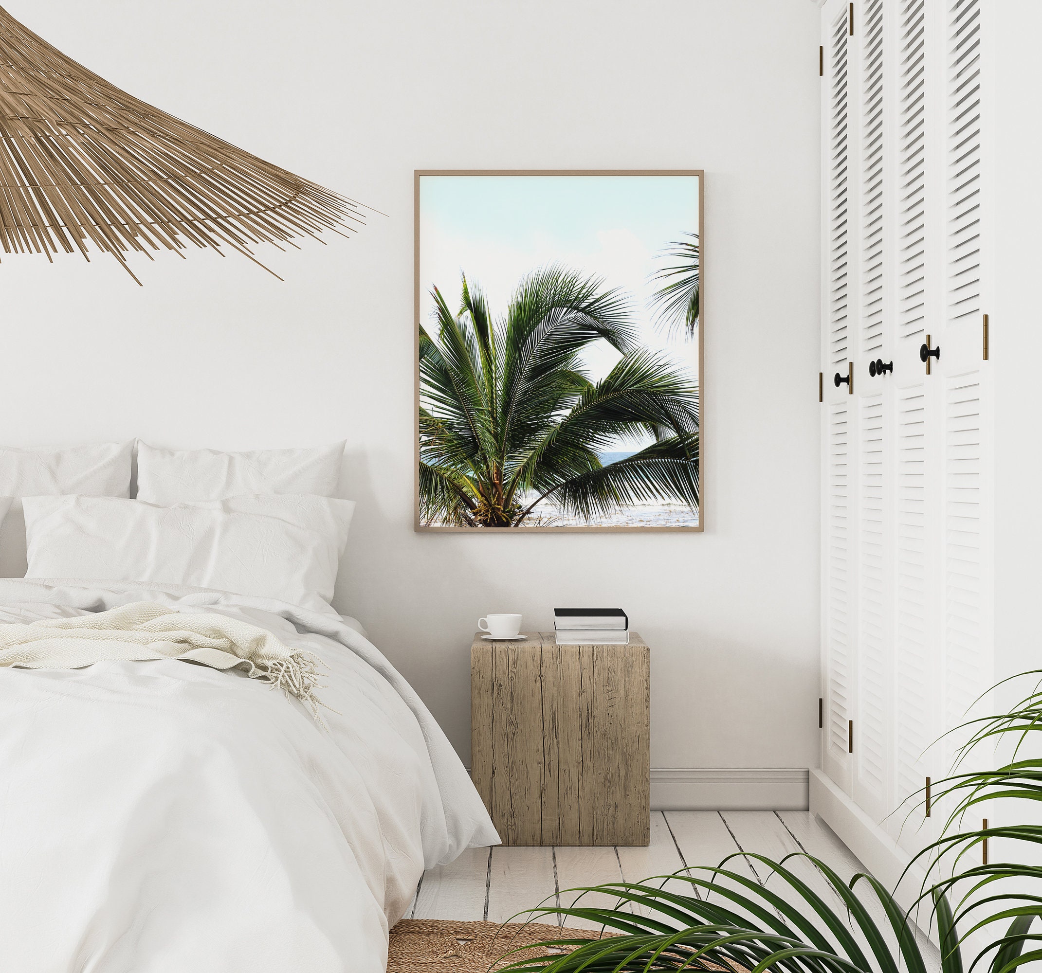 Palm Tree Print Palm Leaves Art Home Decor Palm Print Wall | Etsy