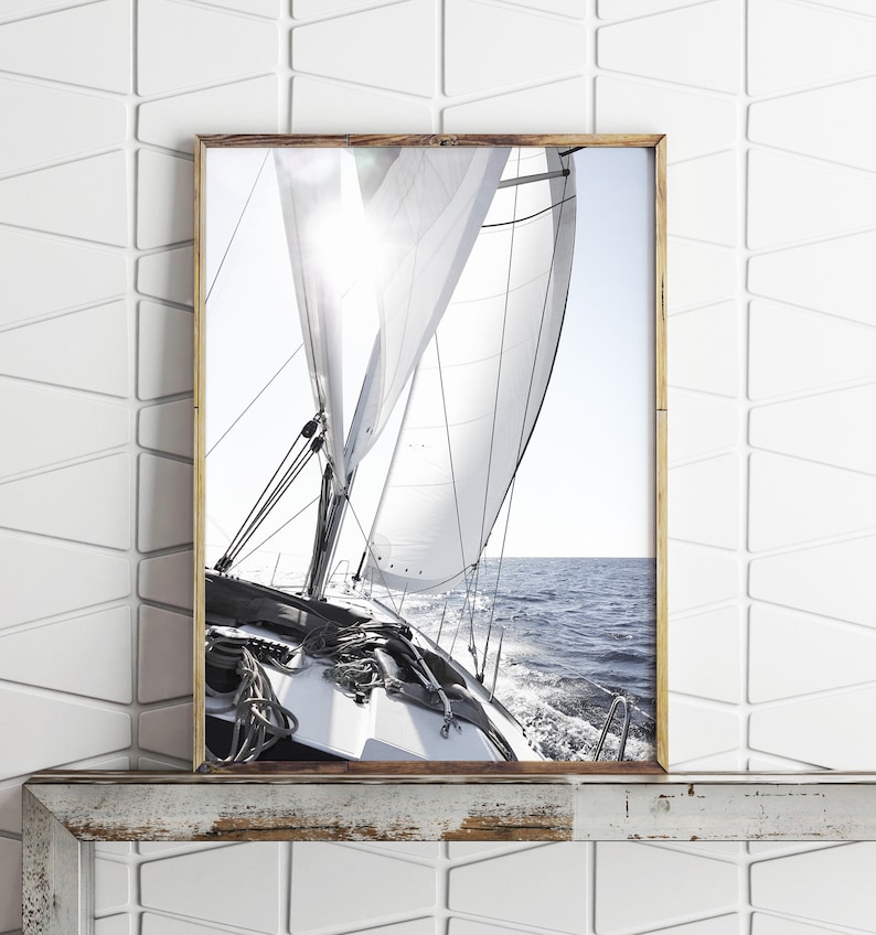 Sailboat Print, Sailing Poster, Sailboat Photography, Gift for Sailor ...