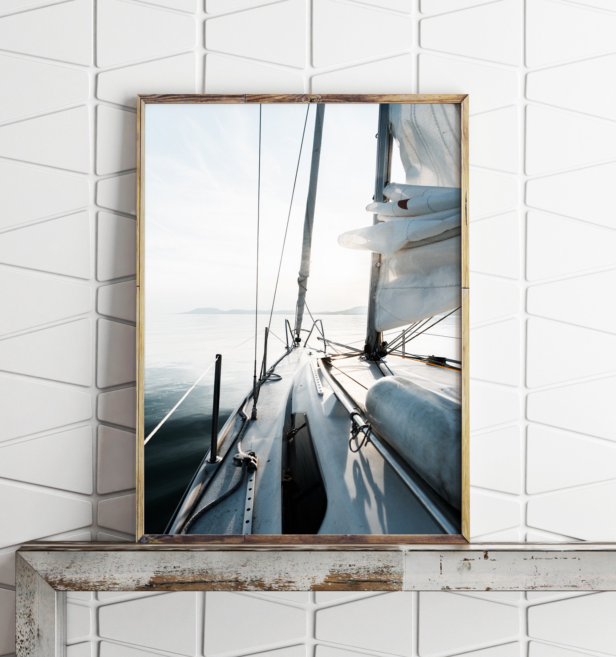 Sailboat Print Sailing Poster Sailboat Photography Gift for | Etsy