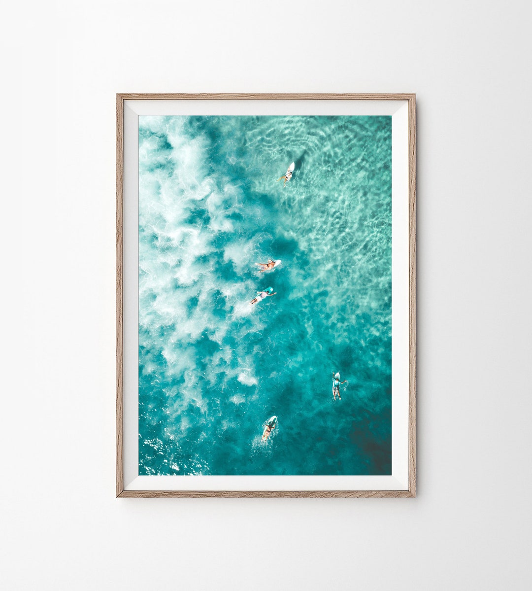 Surf Art, Ocean Print, Surf Photography, Aerial View, Surf Print, Beach ...