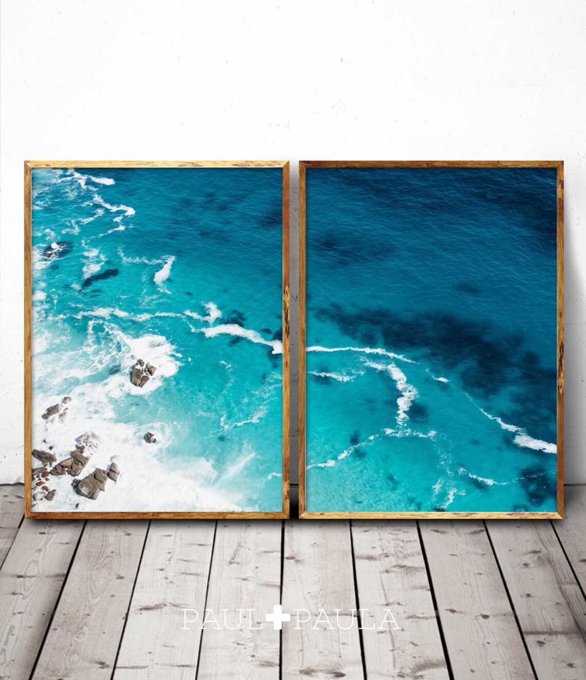 Ocean Print, Print Set of 2, Photography Print, Modern Minimalist ...