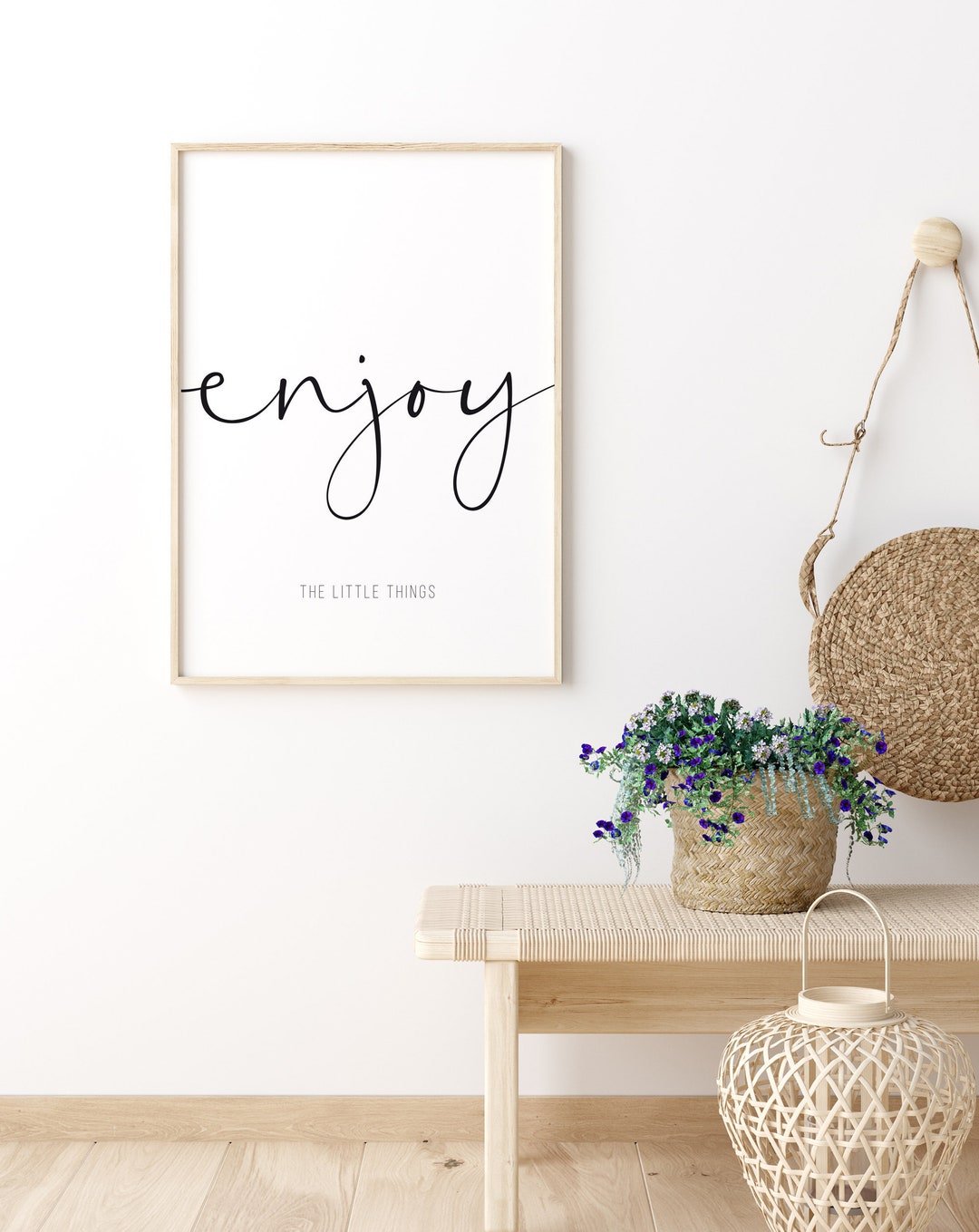 Enjoy the Little Things, Printable Wall Art, Motivational Poster ...