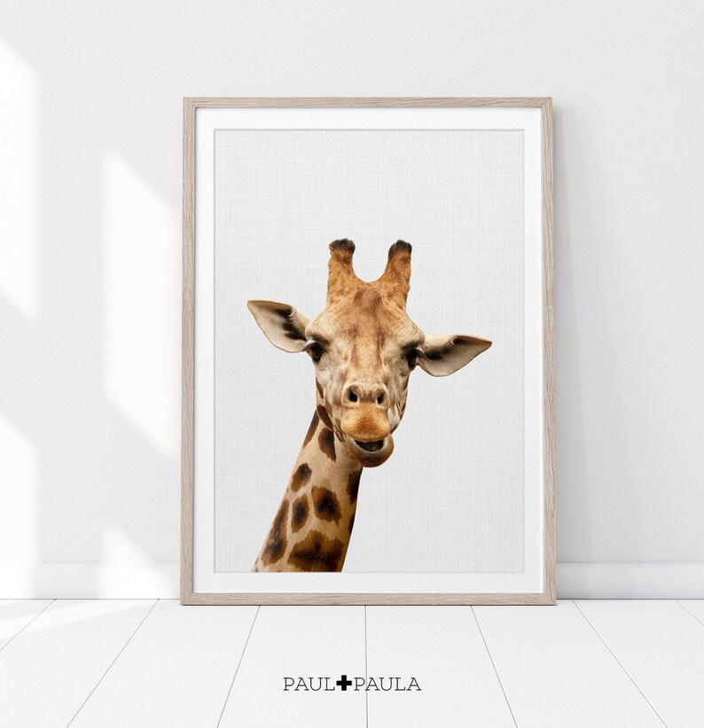 Giraffe Print Giraffe Digital Download Giraffe Printable | Etsy