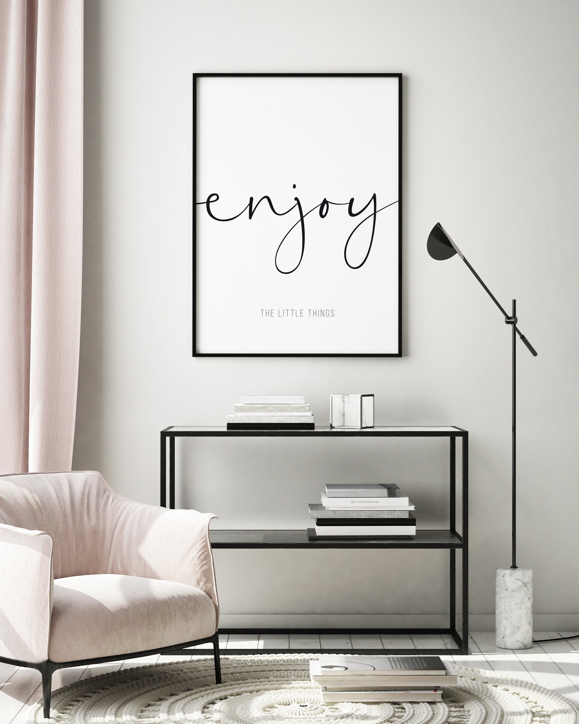 Enjoy the Little Things, Printable Wall Art, Motivational Poster ...