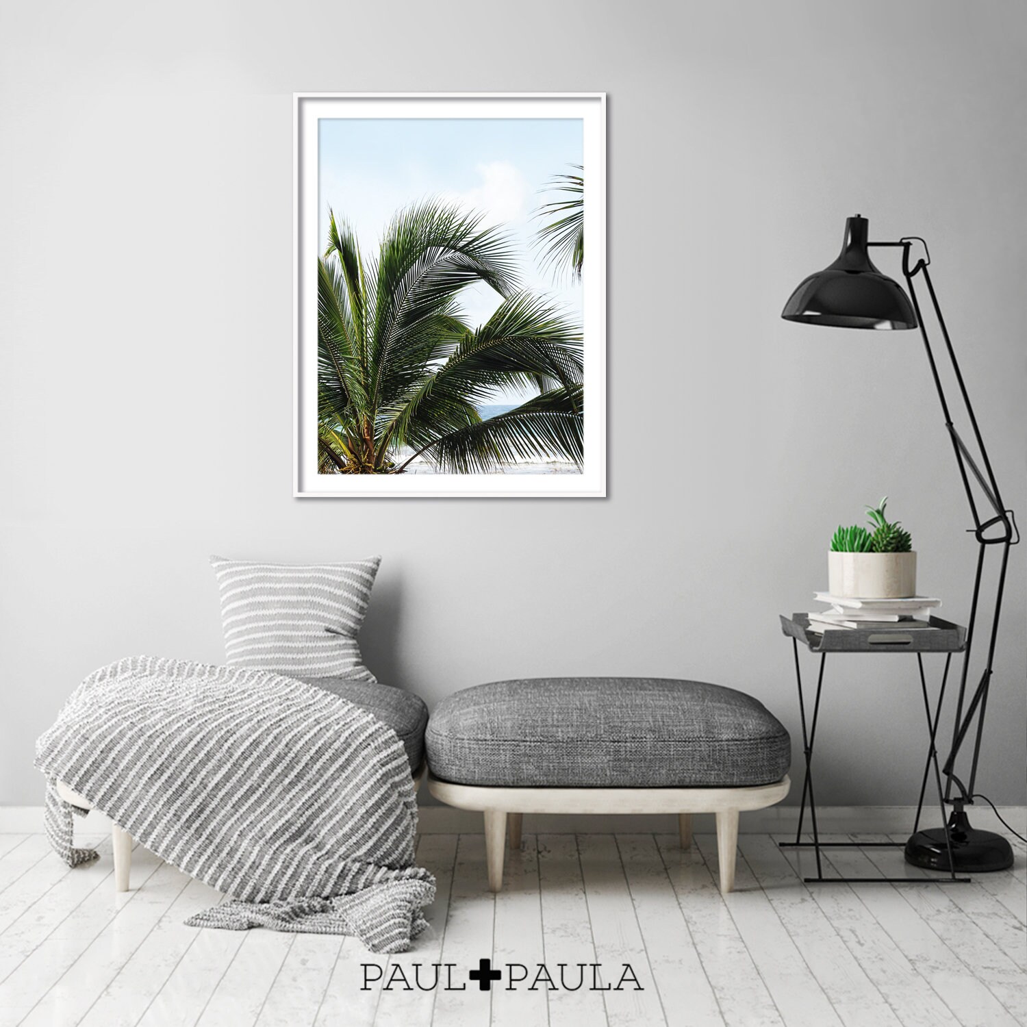 Palm Tree Print Palm Leaves Art Home Decor Palm Print Wall | Etsy