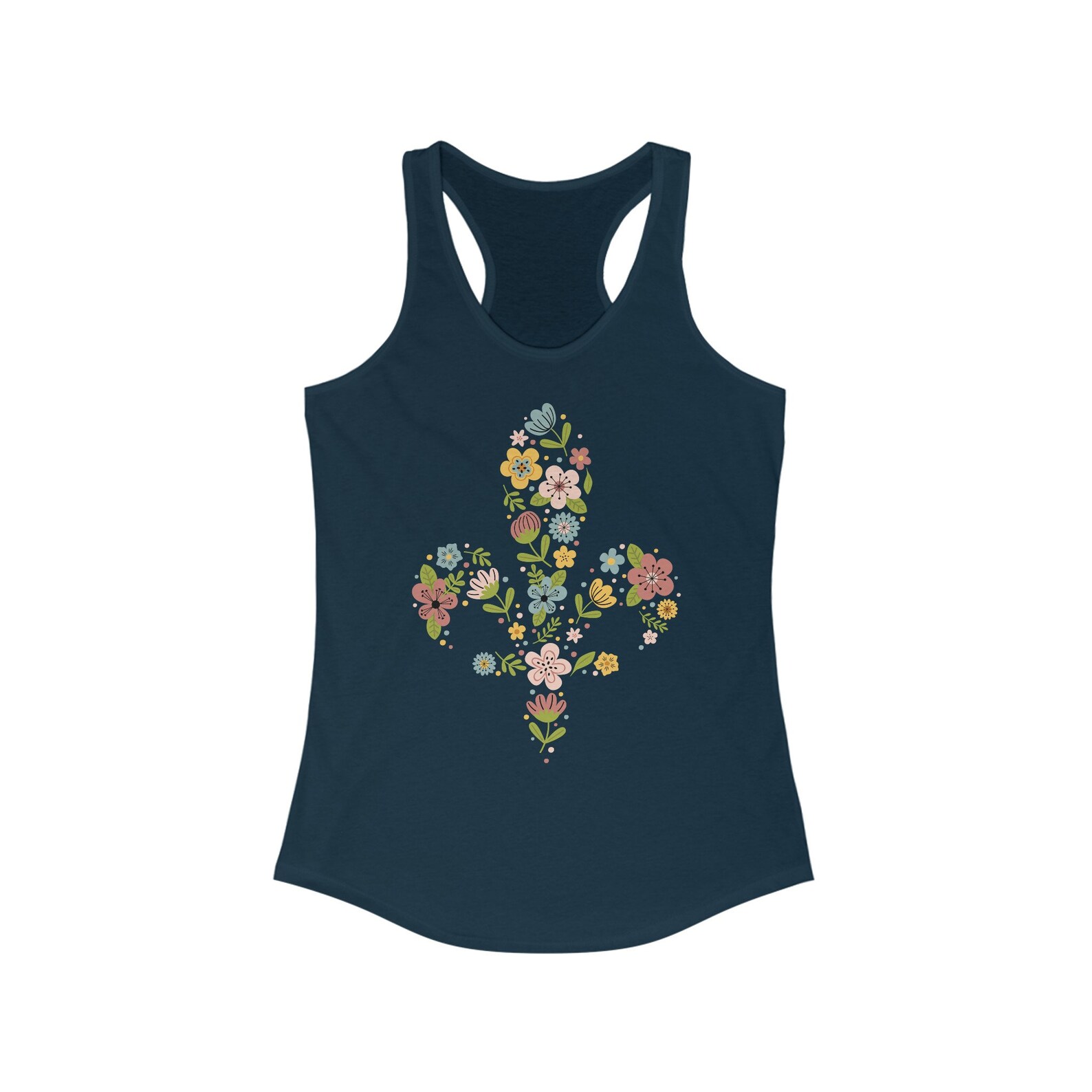 Bosanski Ljiljan Tank Top, Lijepa Cvjetna Majica, Flowery Bosnian Lily ...