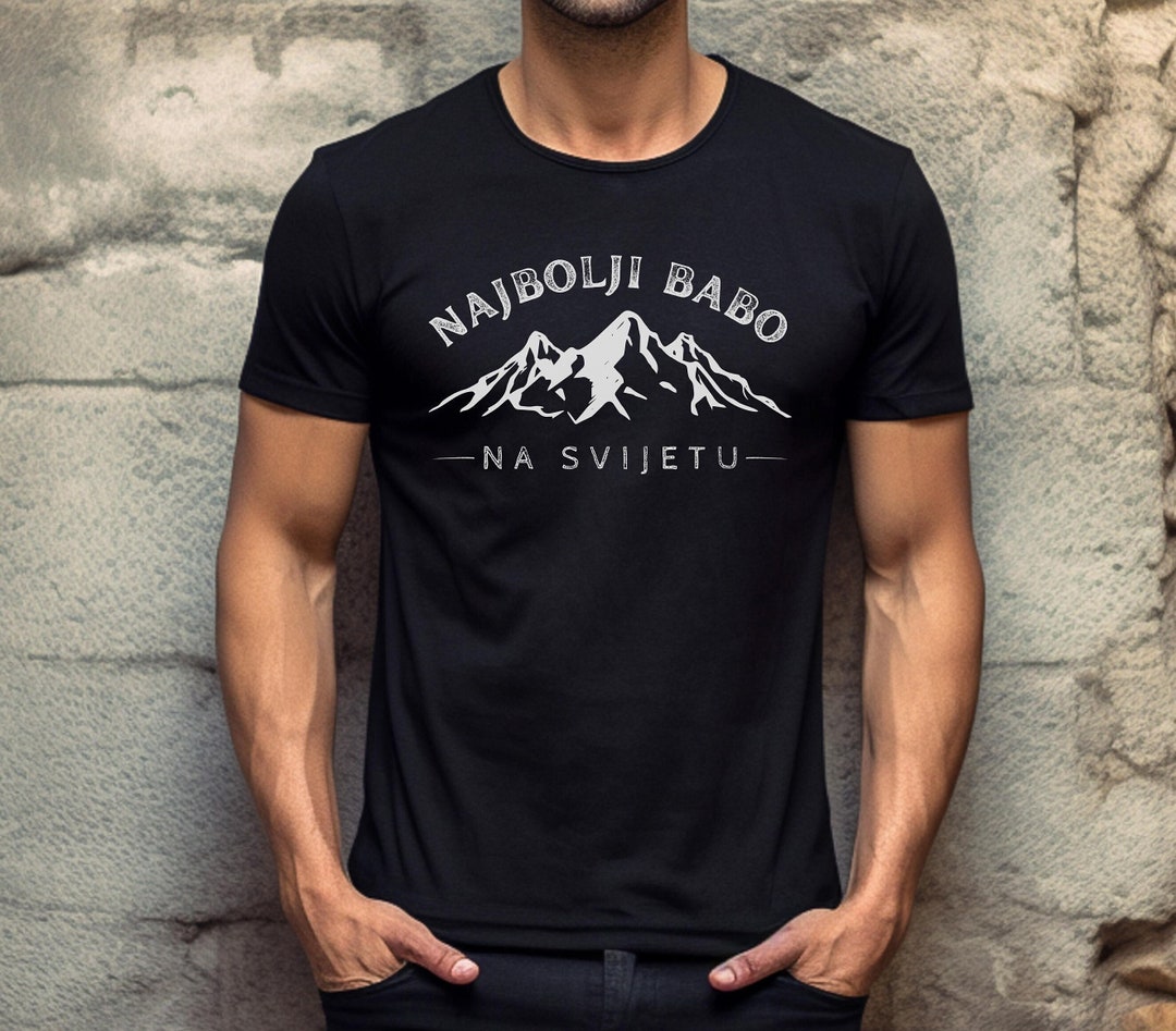 Bosnian Najbolji Babo Majica, Balkan Best Dad Tshirt Present, Bosnian ...