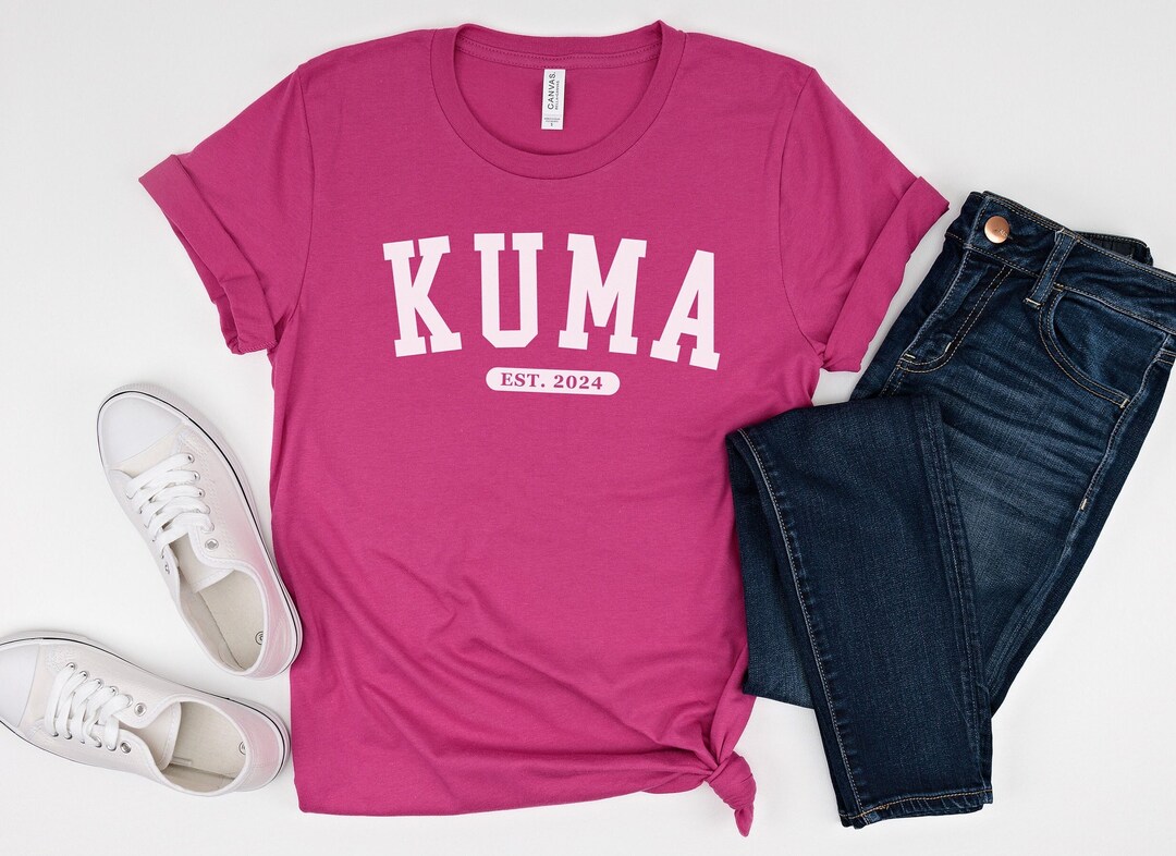 KUMA Custom Year T-shirt, Bosnia Godmother Tee, Croatia Wedding Maid of ...