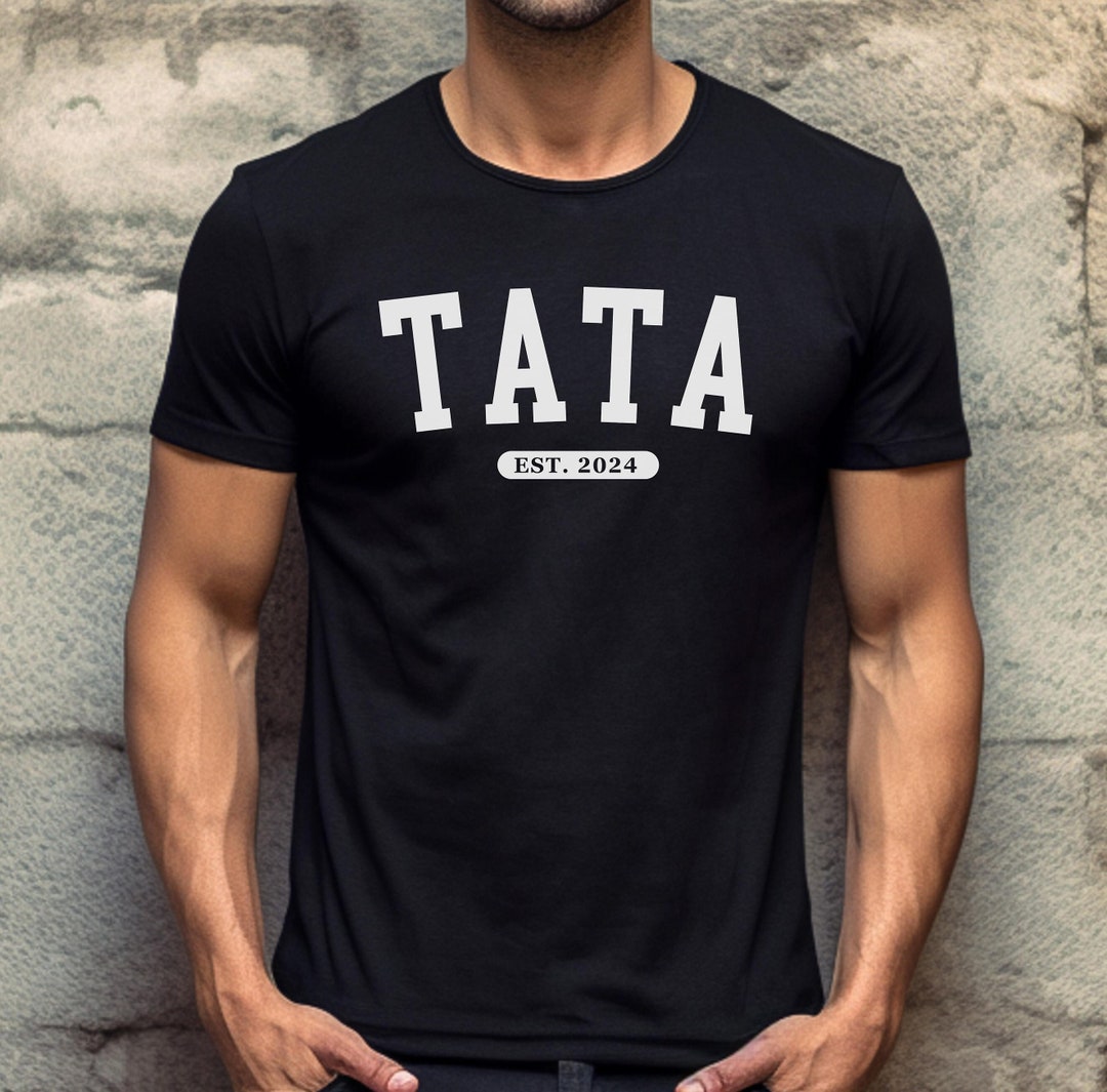 TATA Custom Year Shirt, Serbian Father's Gift T-shirt, Croatian New Dad ...