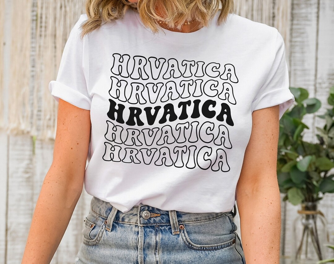 Hrvatica Shirt, Cute Croatian Girl Tshirt, Croatia Soccer Fan Gear ...