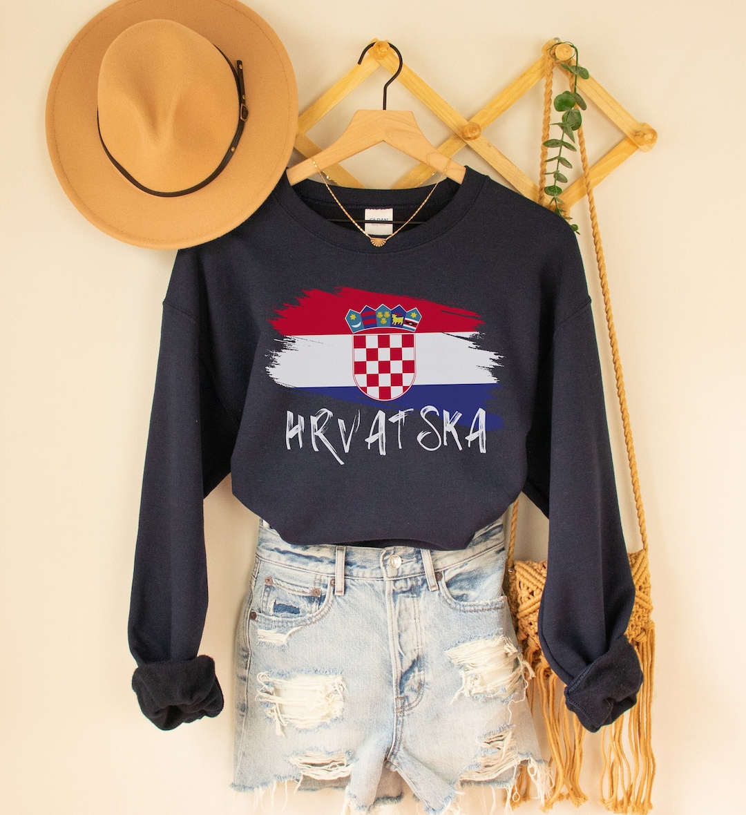 Hrvatska Flag Sweatshirt Gift, Croatia Zastava Dzemper Hrvatski Nogomet ...