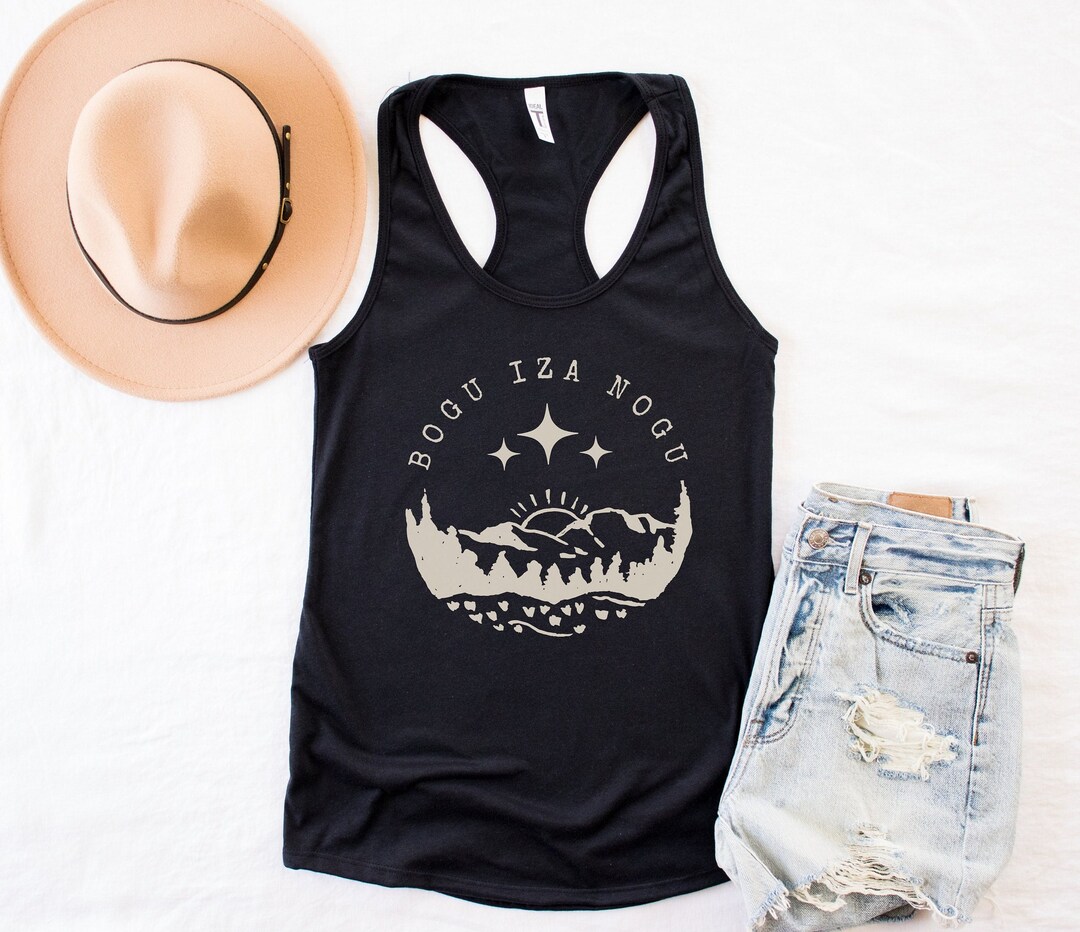 Bogu Iza Nogu, Funny Balkan Tank Top Gift, Bosnia Serbia Croatia Nature ...