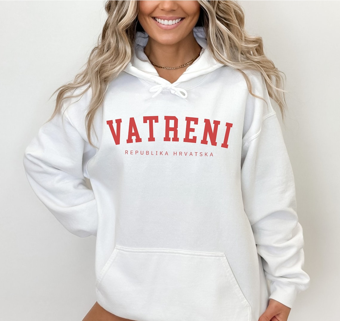 Vatreni Hoodie, Hrvatska Dzemper, Croatia Sweatshirt, Croatian Soccer ...