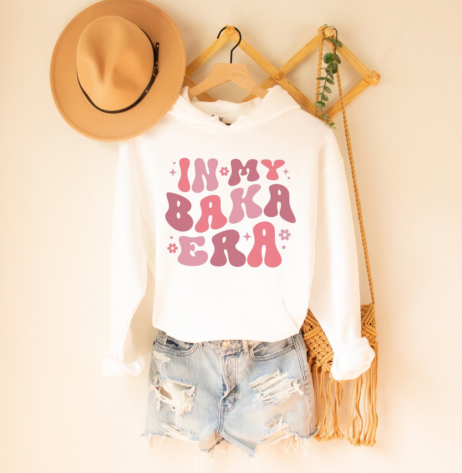 In My Baka Era Hoodie, Retro Balkan Grandmother Sweatshirt Gift, Cool ...