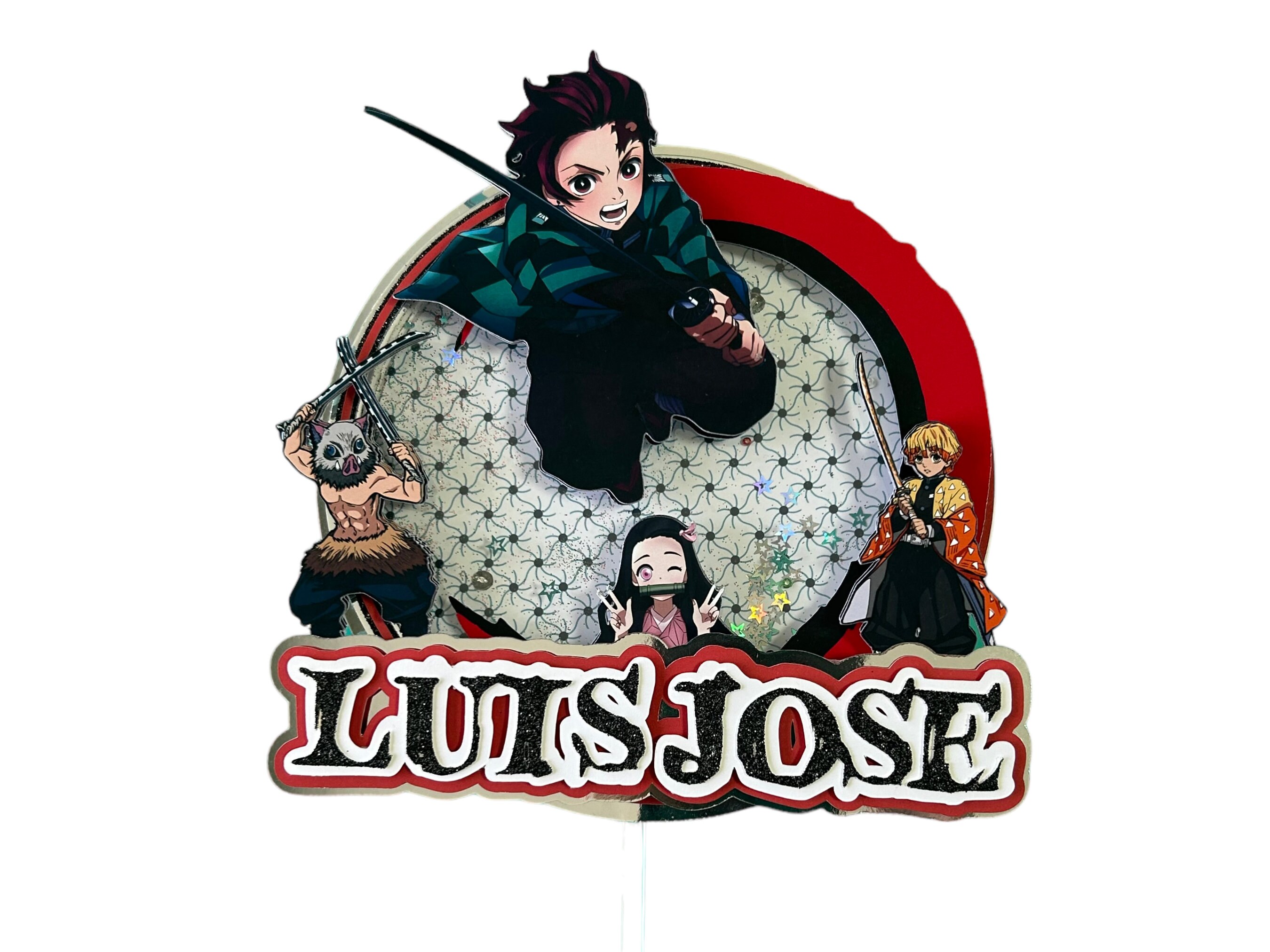 Demon Slayer Cake Topper, Anime Cake Topper, Tanjiro Cake Topper - Etsy