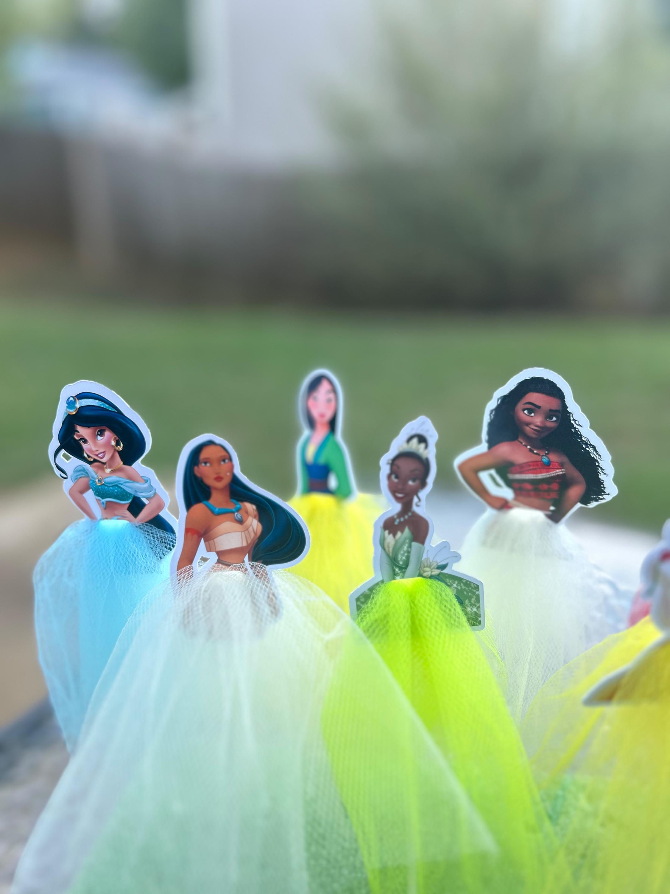 16 Disney Princess Cake Toppers Castle Topper Name Frame Topper ...