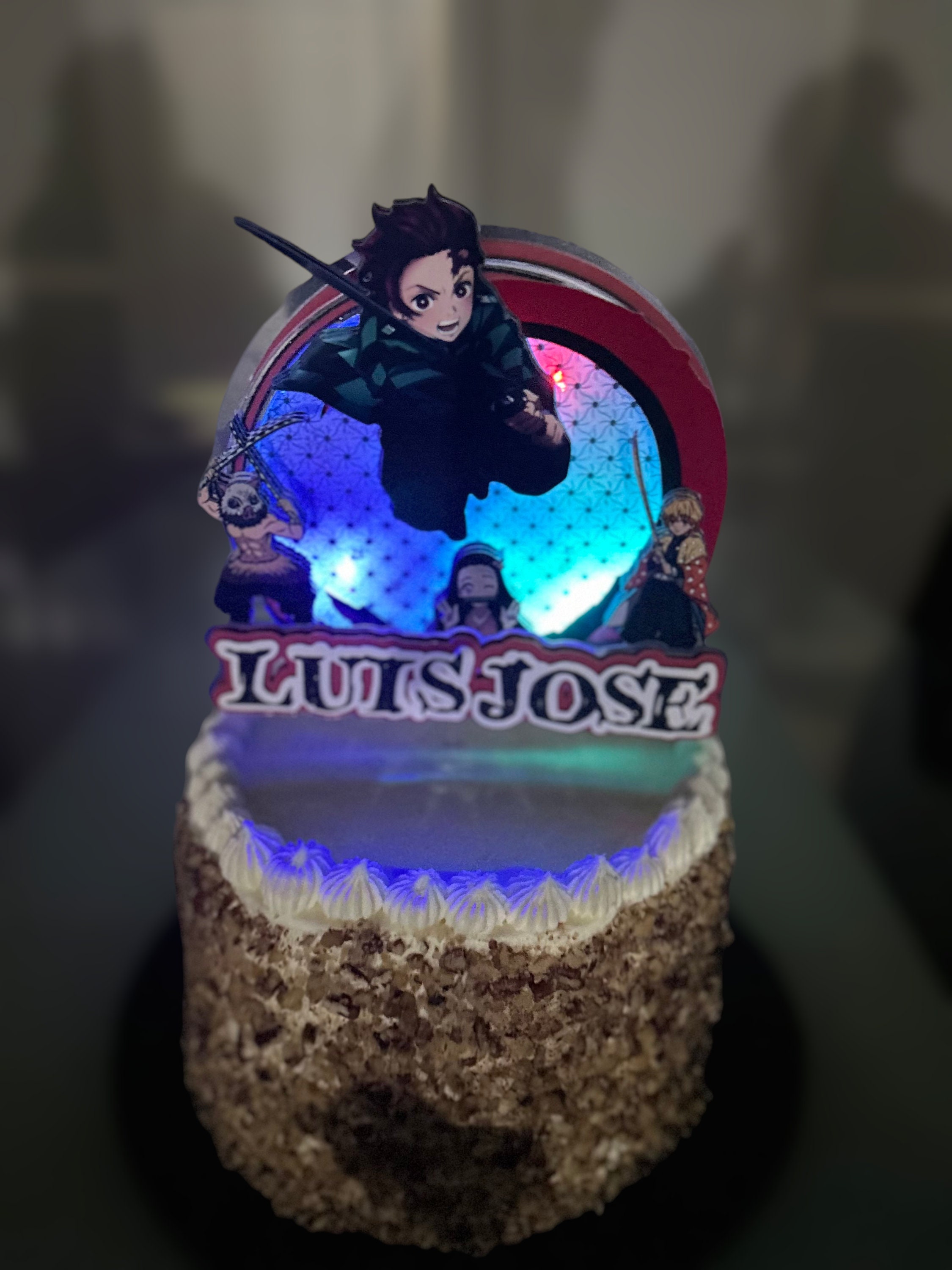 Demon Slayer Cake Topper, Anime Cake Topper, Tanjiro Cake Topper - Etsy