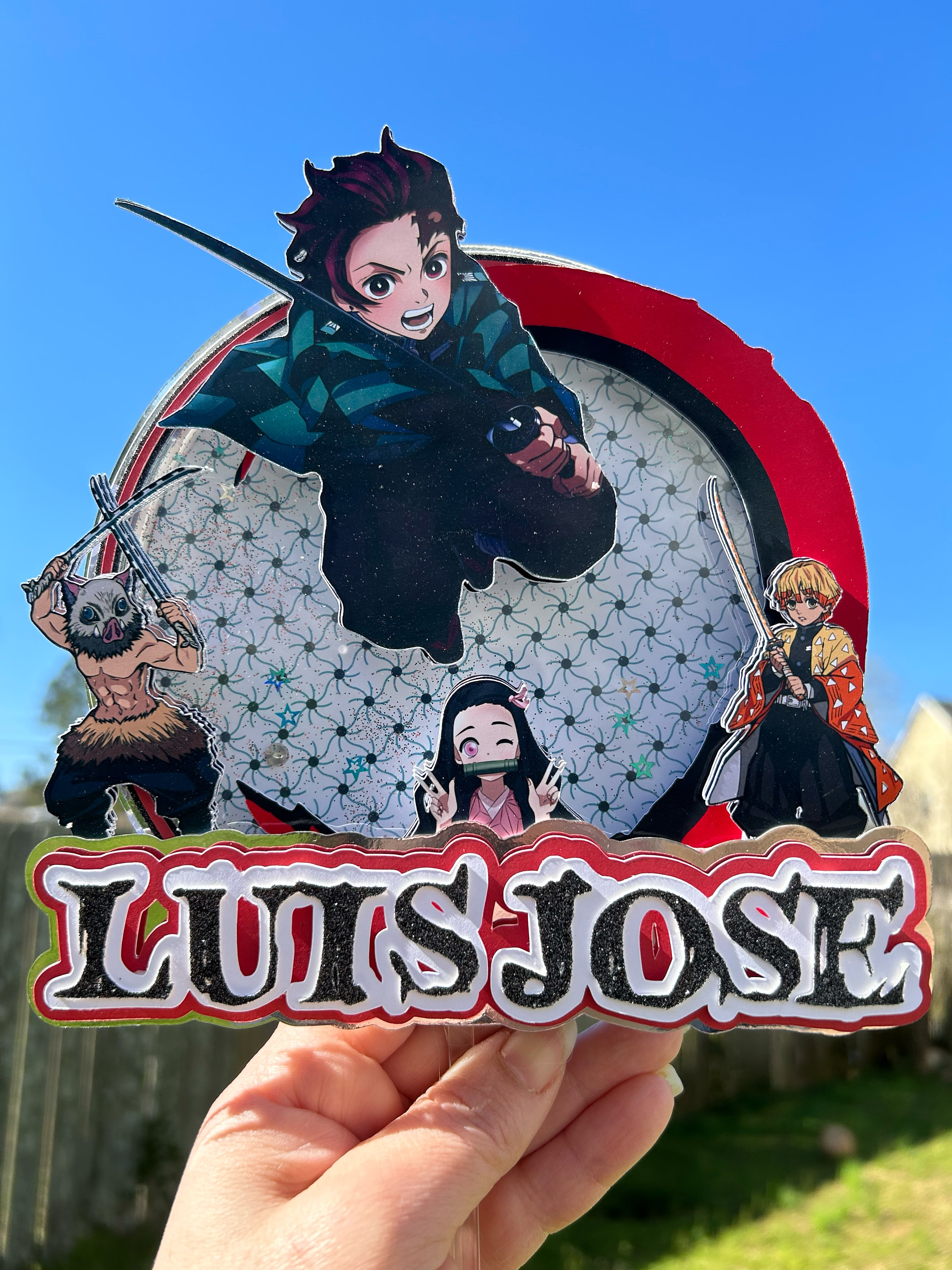 Demon Slayer Cake Topper, Anime Cake Topper, Tanjiro Cake Topper - Etsy