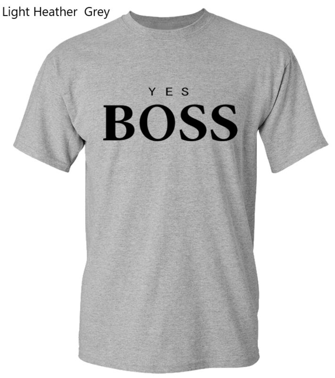 Yes Boss- Summer Short Sleeves Adult T-shirts - Etsy