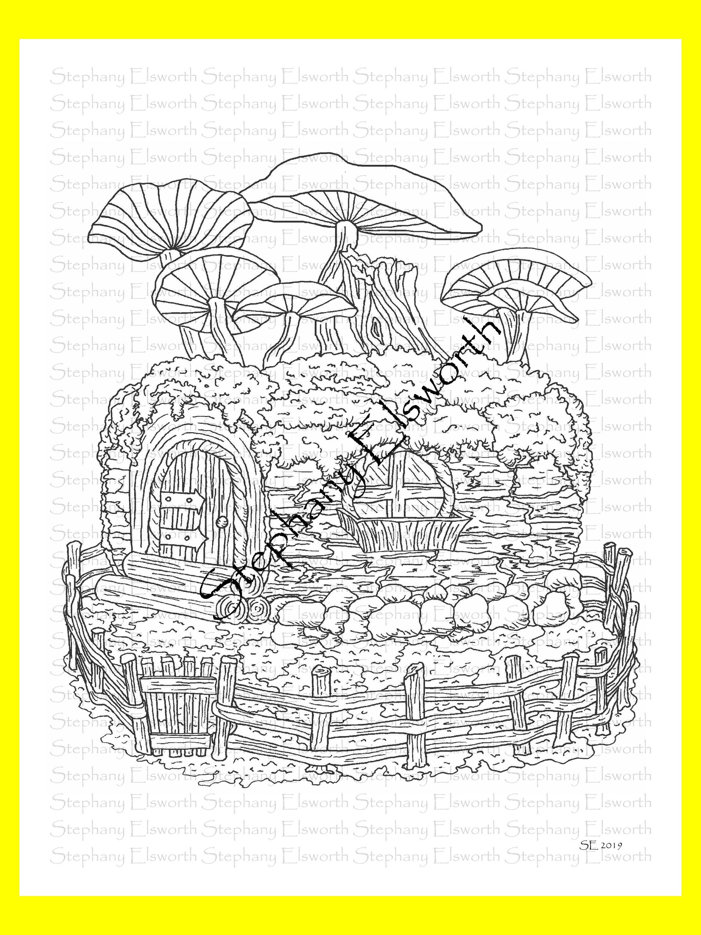 Printable Log Coloring Pages