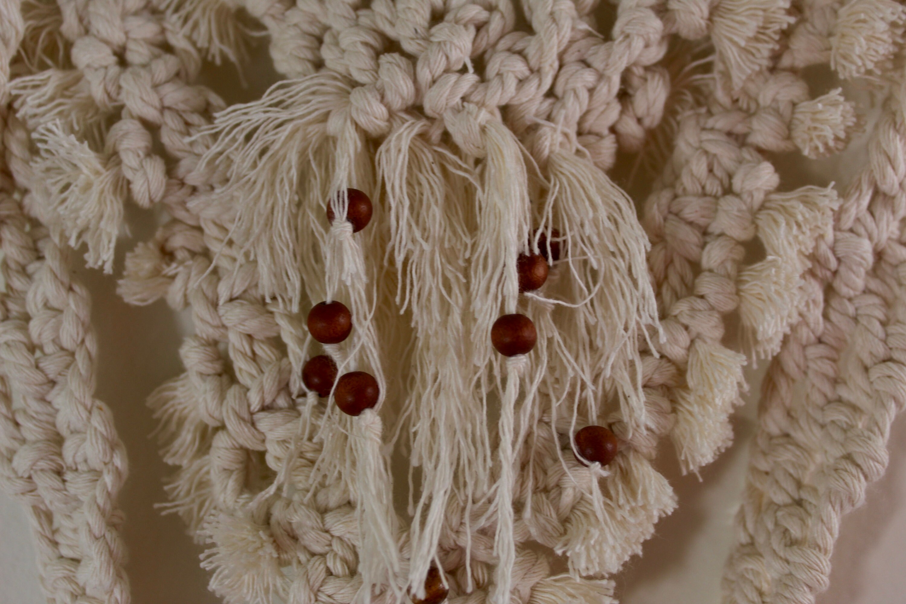 Beaded Macrame Wall Hanging - Etsy