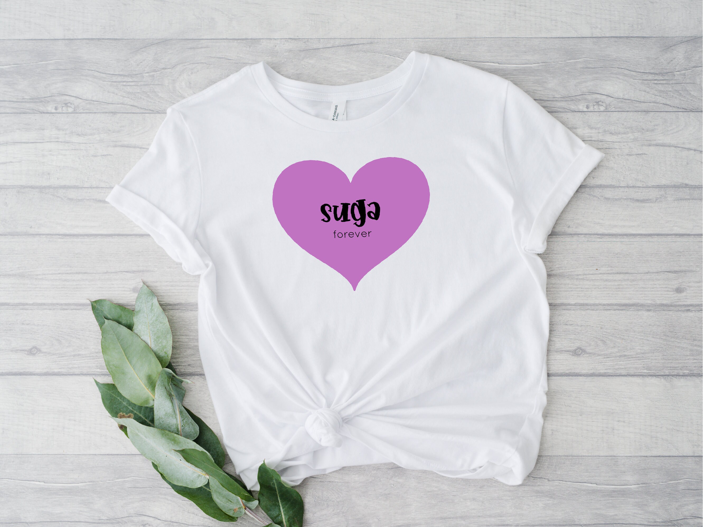 Suga Forever SVG - BTS Svg- BTS Suga - Purple Heart Svg- I Purple You ...