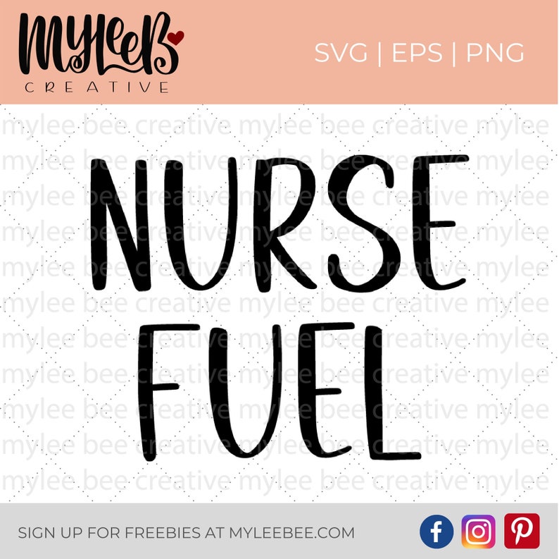 Nurse Fuel SVG – Nurse Svg – Nurse Life SVG - Nurse Cut File – Nurse ...