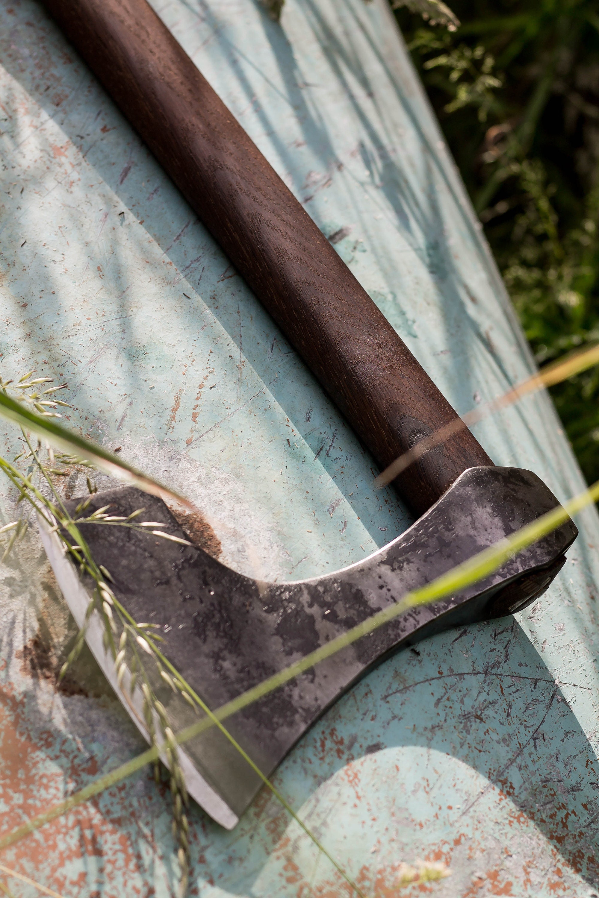 Hand Forged Medieval Viking Bearded AXE THINGRIM Pagan - Etsy