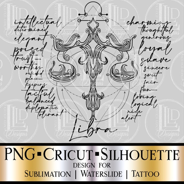 Libra Scales Tattoos - Etsy