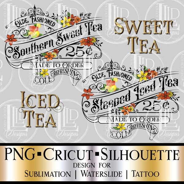 Sweet Tea Label - Etsy