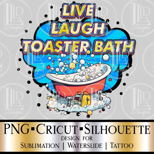 Live Laugh Toaster Bath Svg - Etsy Singapore