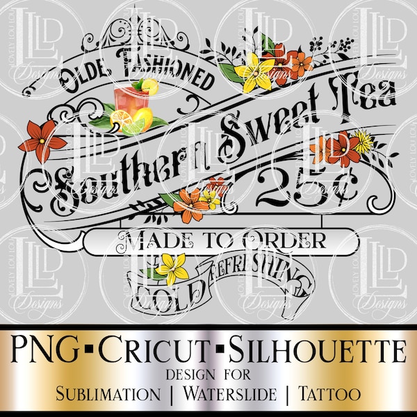 Sweet Tea Label - Etsy
