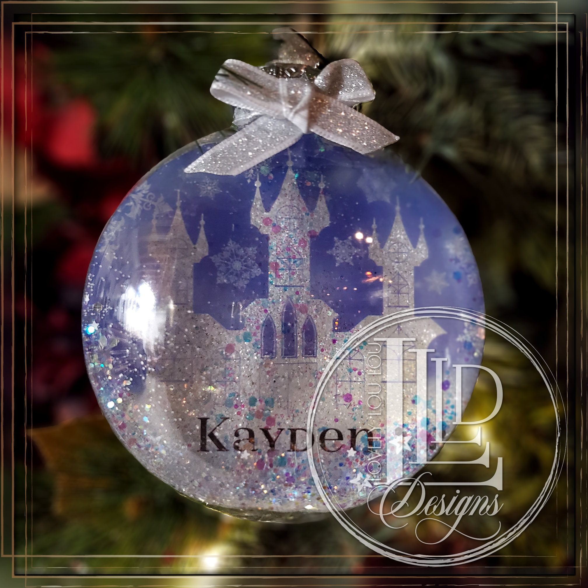 Floating Ornament Insert Template for 4 Inch Disc Shaped - Etsy