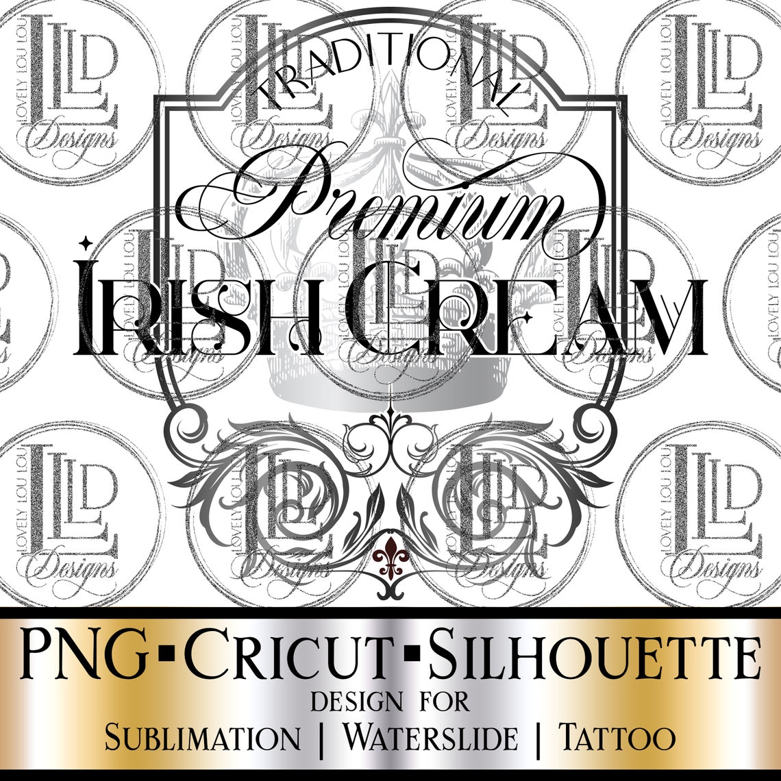 Traditional Irish Cream Label Instant Download Vintage Irish - Etsy Canada